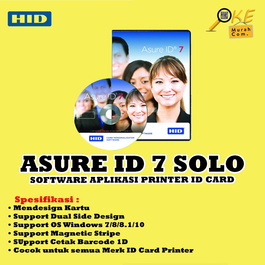 Jual Aplikasi Design Printer Kartu Photo ID Card Software HID Asure ID 7 Solo | Shopee Indonesia