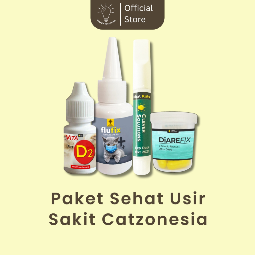 Jual Clever Solutions - Paket Hemat Sehat Usir Sakit Catzone - Tetes ...