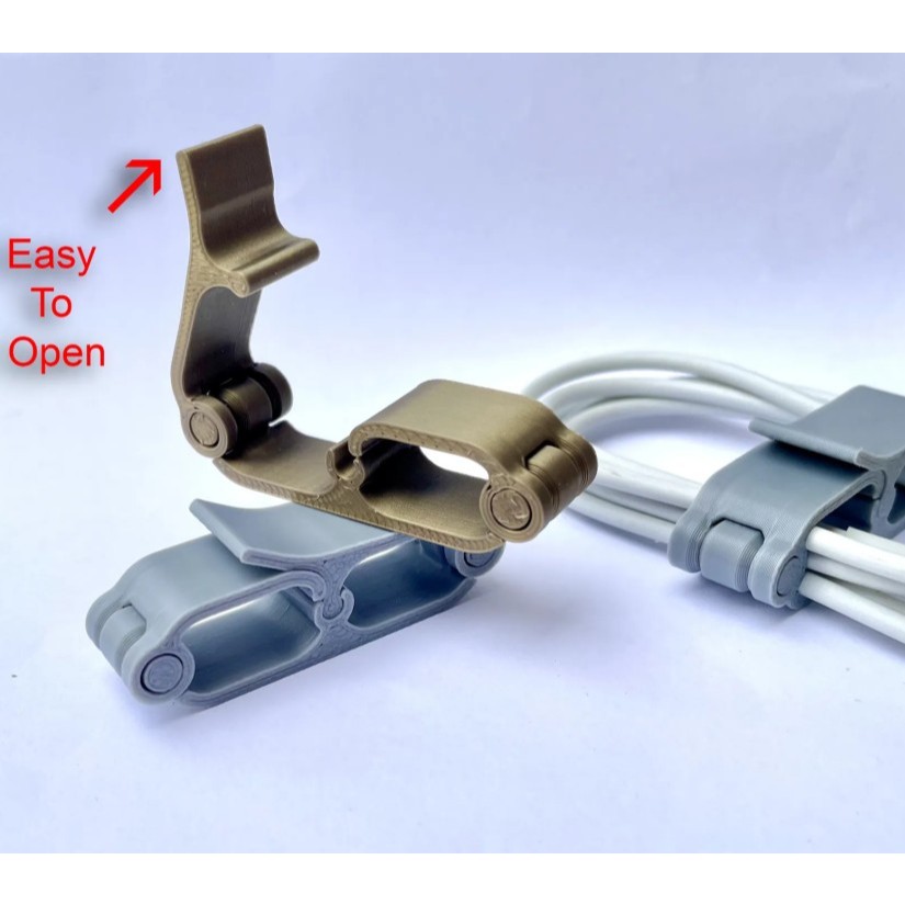 Jual Cable Clip Organizer Penggulung Pengikat Kabel Desk Hemat Ruang ...