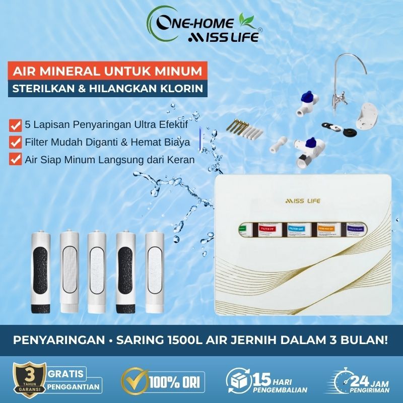 Jual Miss Life Filter Air 5 Tahap Ultrafiltrasi Berkualitas Murah ...
