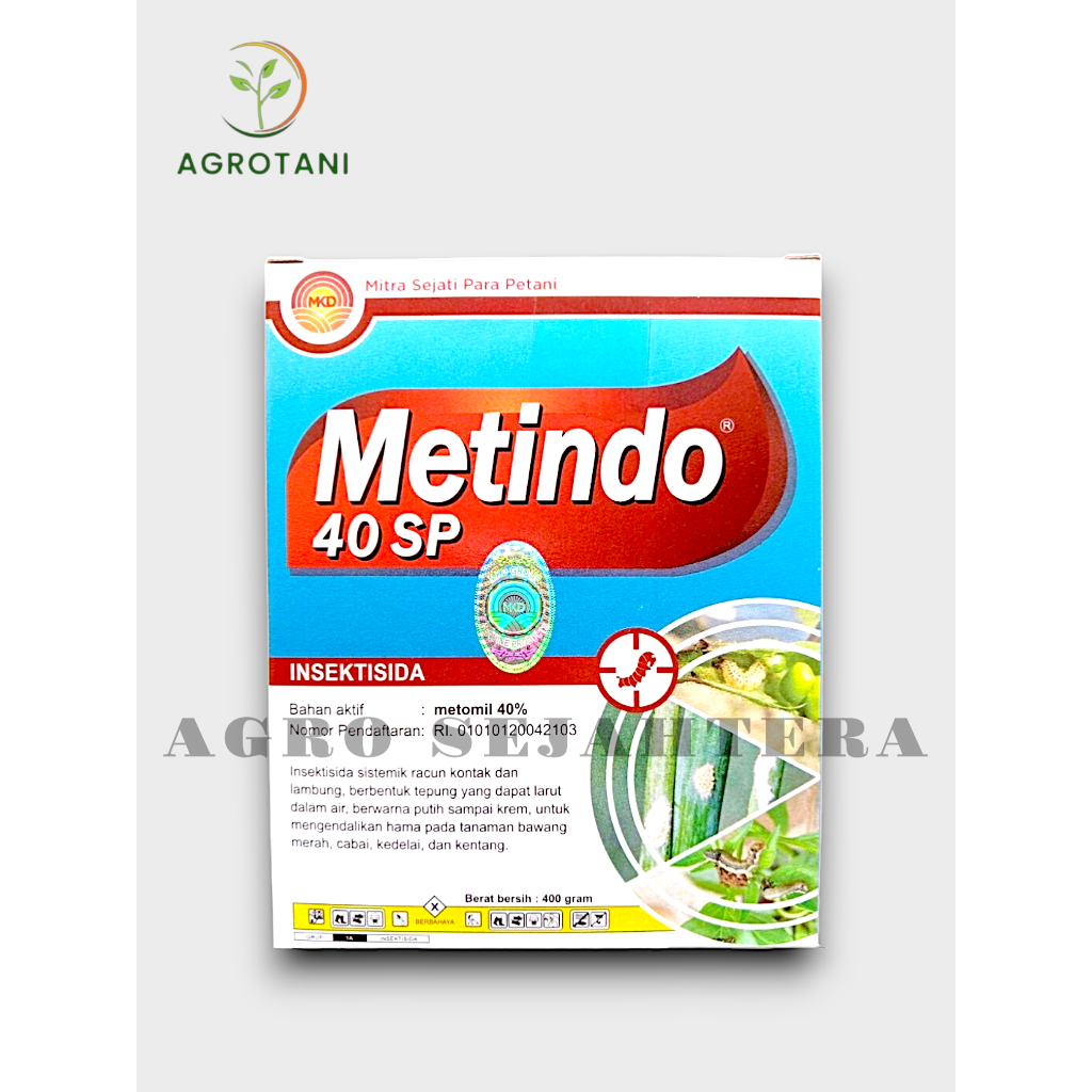 Jual INSEKTISIDA METINDO 40SP 400g pembasmi ulat dan telur ulat ...