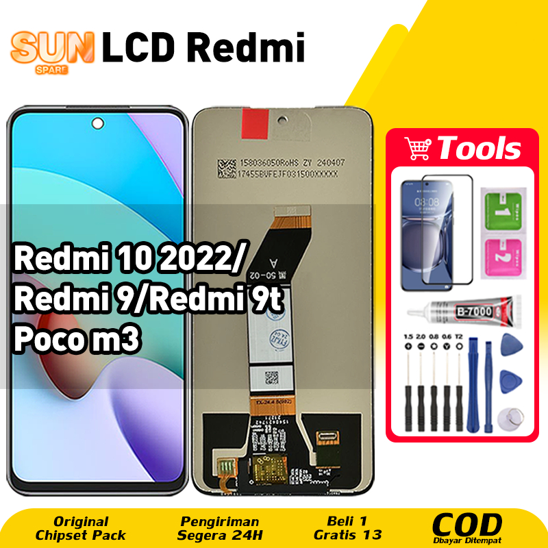 Jual 【ORIGINAL】LCD FOR Redmi 9T / Redmi 10 2022 / Redmi 9 / Redmi POCO ...