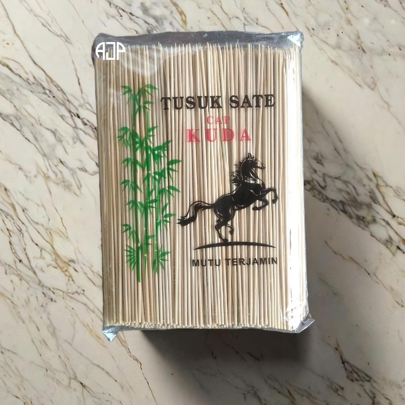 Jual Tusuk Sate / Lidi Sate Cap Kuda | 1 pack | Shopee Indonesia