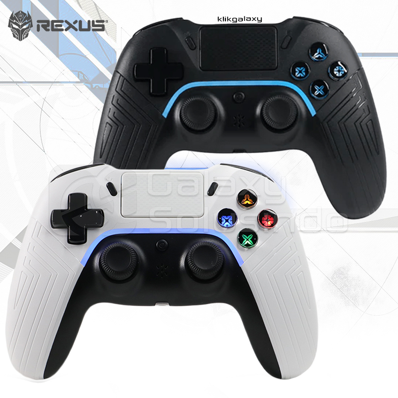 Jual Rexus Gladius GX300 Bluetooth V4.2 Gaming Gamepad - Black / White ...