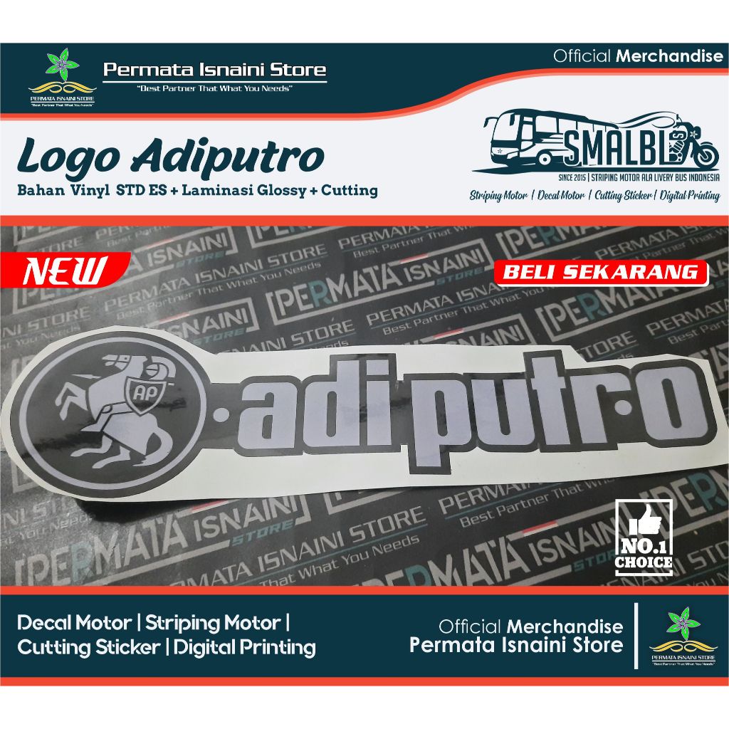 Jual Stiker Vinyl Logo Adi Putro Karoseri JETBUS ala busmania by PIS ...