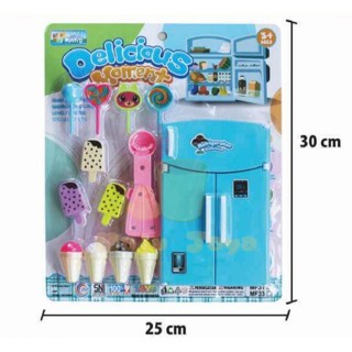 Jual MAINAN KULKAS DELICIOUS MOMEN MF 31 MF 33 MF33 Kulkas + Es Krim ...