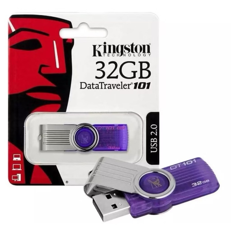 Jual FLASHDISK KINGSTON 32 GB PENYIMPANAN DATA FLASHIDKS DRIVE KINGSTON 32 GB | Shopee Indonesia