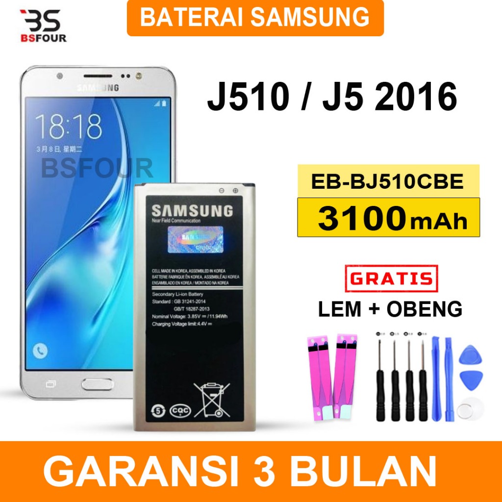 Jual BATERAI BATRE SAMSUNG J510 / J5 2016 EB-BJ510CBE ORIGINAL | Shopee Indonesia
