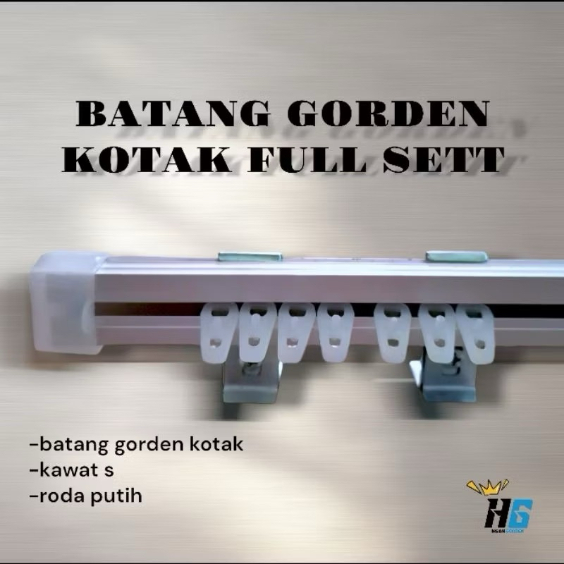 Jual BESI GORDEN FULLSET BATANG HORDEN REL VITRASE BATANG ALUMINIUM ...