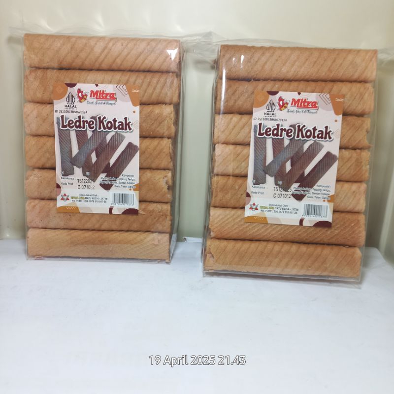 Jual Ledre Kotak (rasa pisang)"Mitra". | Shopee Indonesia