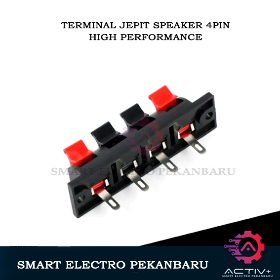 Jual TERMINAL JEPIT SPEAKER 4 Pin Kabel Power Box Soket 4P Amplifier ...