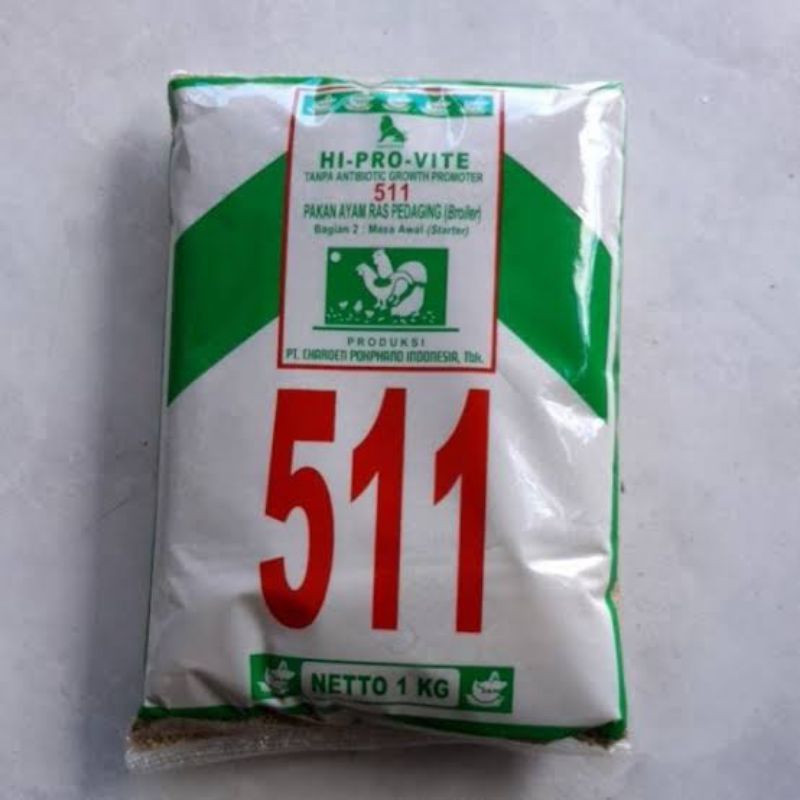 Jual Voer 511 Pakan Ayam Pedaging 1KG Hi Pro Vite | Shopee Indonesia