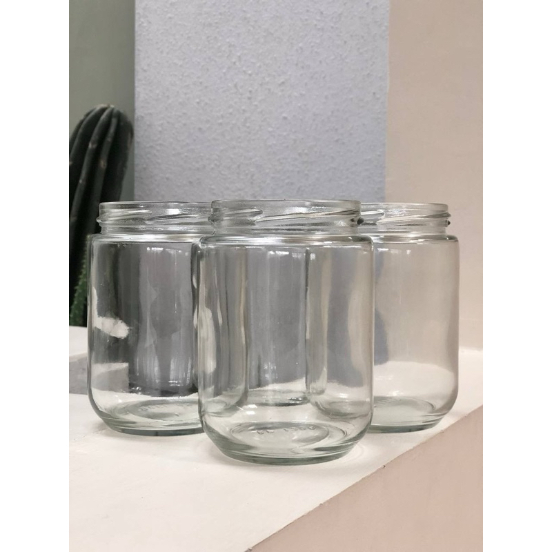 Jual [New] TAKE ALL 8pcs Jar Kaca Bening Cupang Tanpa Tutup 350ml ...