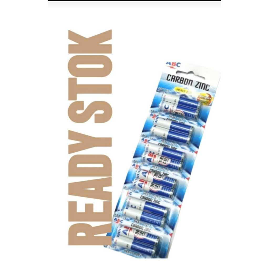 Jual Baterai/Battery/Batere ABC Biru AAA Isi 12 Pcs LR03/AAA | Shopee ...