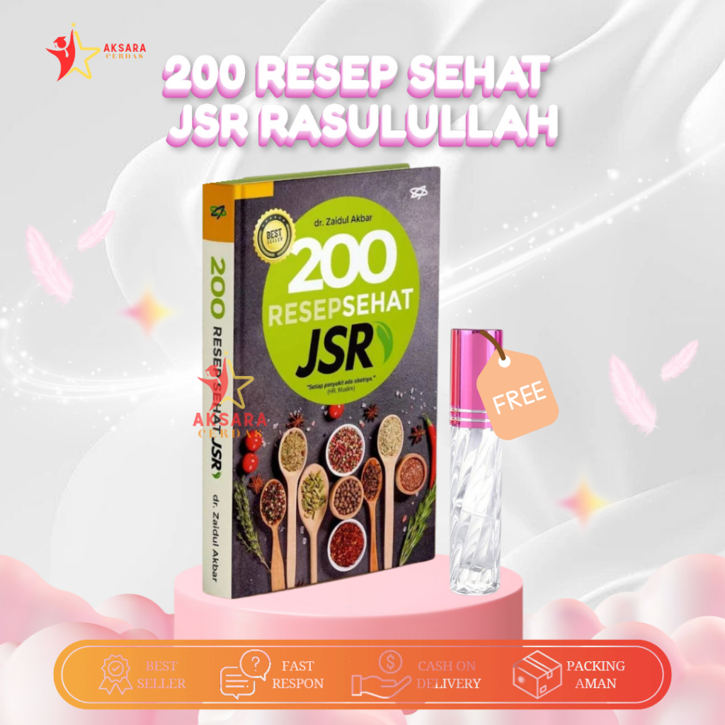 Jual Original Buku 200 Resep Sehat JSR DR. Zaidul Akbar Best Seller Setiap Penyakit Ada Obatnya ...