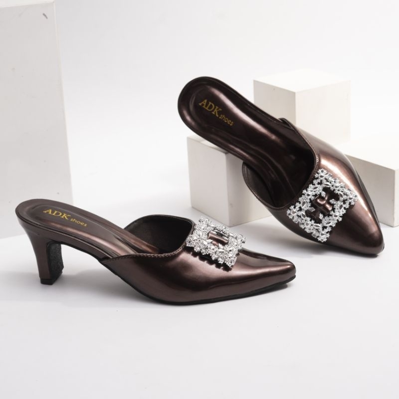Jual Adk shoes heels PREMIUM SHENINA EXPAND 5CM | Shopee Indonesia