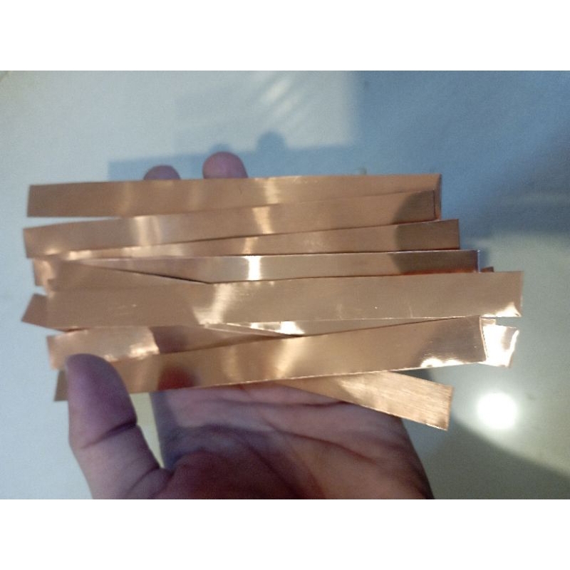 Jual Plat Tembaga Tebal 0,3mm x 10mm x 150mm Tembaga Murni | Shopee ...