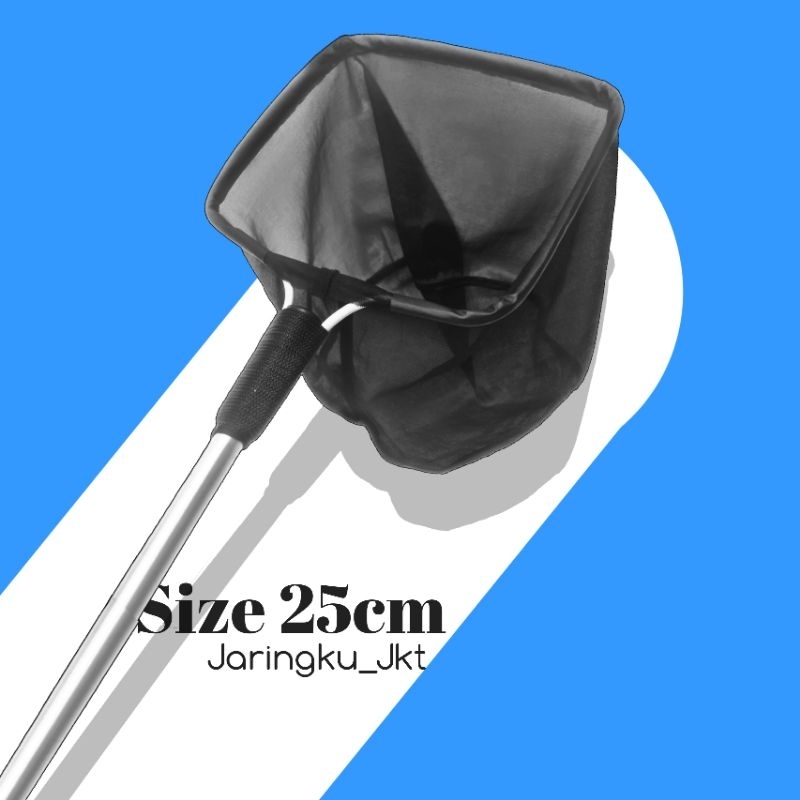 Jual JARING HALUS SEROKAN IKAN LUMUT KUTU AIR SAMPAH KOLAM 25cm KOTAK ...