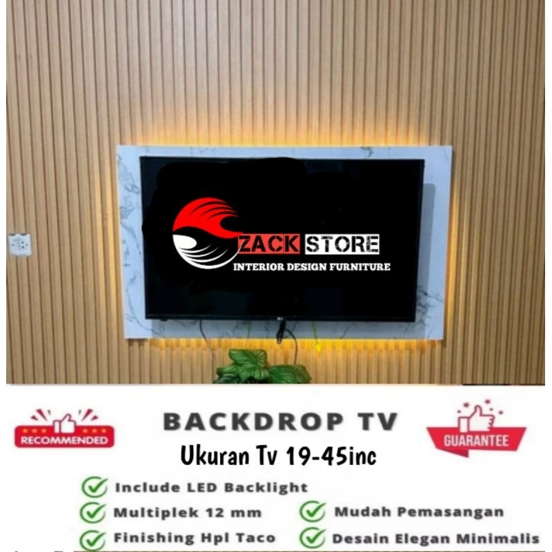 Jual Backdrop Tv led minimalis | Shopee Indonesia