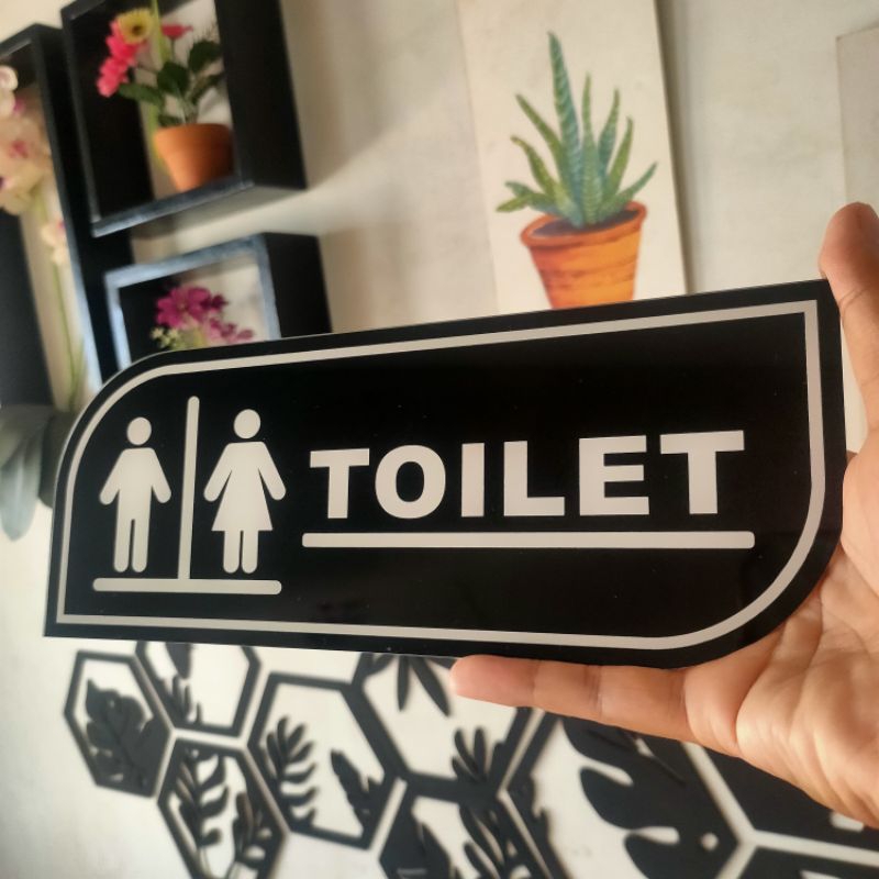 Jual SIGN AKRILIK TOILET | AKRILIK TOILET SIMPLE | SIGNAGE ACRYLIC ...