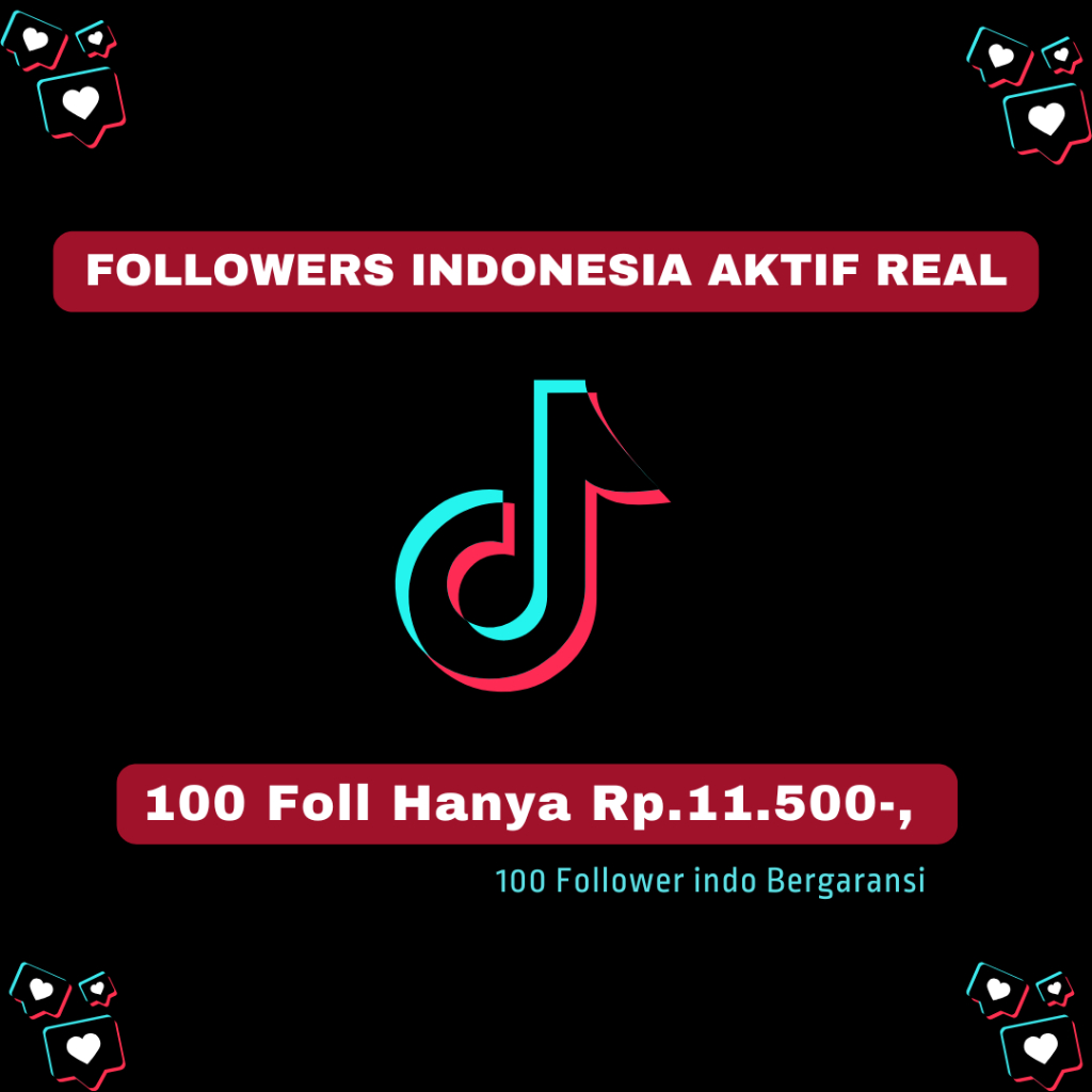 Jual TIK**TOK FOLLOWER INDONESIA REAL BERGARANSI!! | Shopee Indonesia