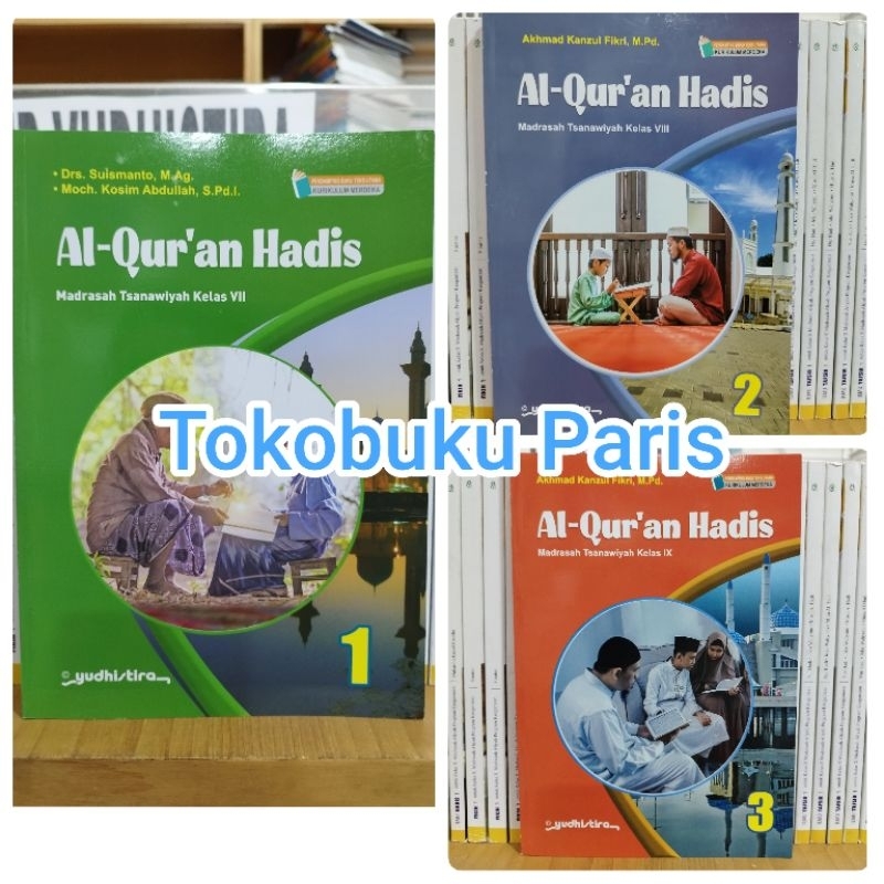 Jual ORI Buku Al Quran Hadis SMP MTs Kelas 1 7 VII, 2 8 VIII, 3 9 IX Kurikulum Merdeka ...