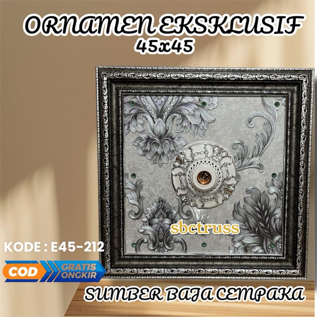 Jual Ornamen Lampu PVC - Ornamen Plafon PVC - Fitting Lampu - Rumah ...
