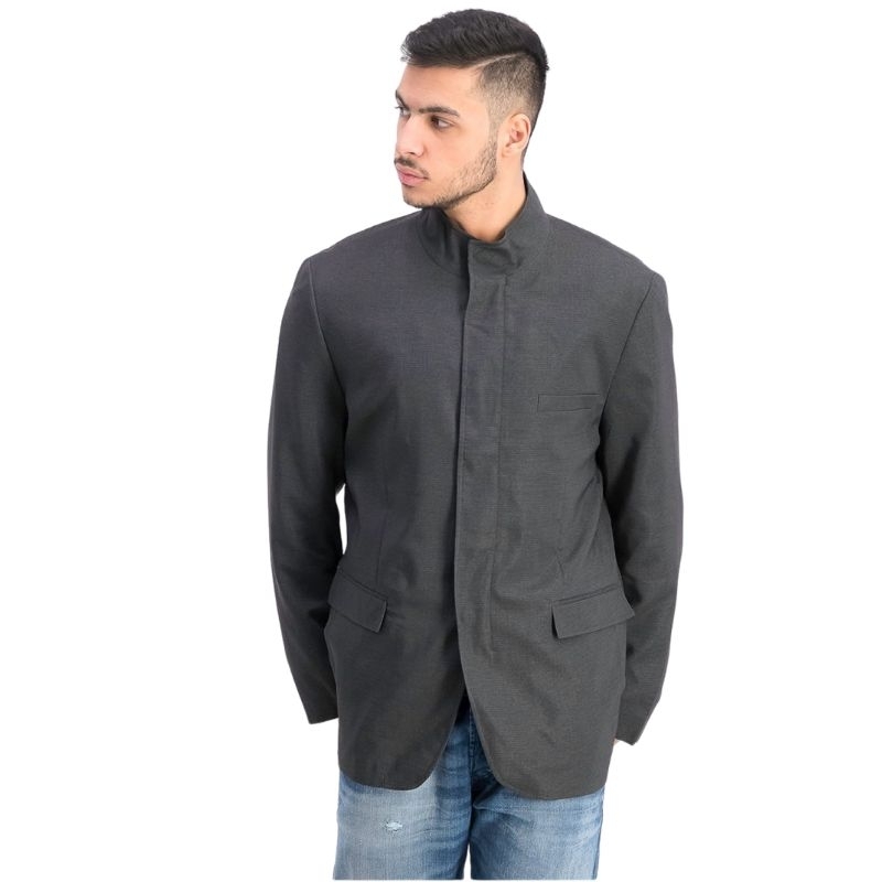 Jual Blazer Pria Formal Slim Fit Model Korea | Jas Blazer Abu Cowok ...