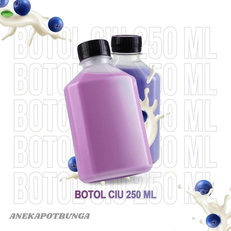 Jual Botol CIU / Botol Plastik / Botol Gepeng 250 ml | Shopee Indonesia