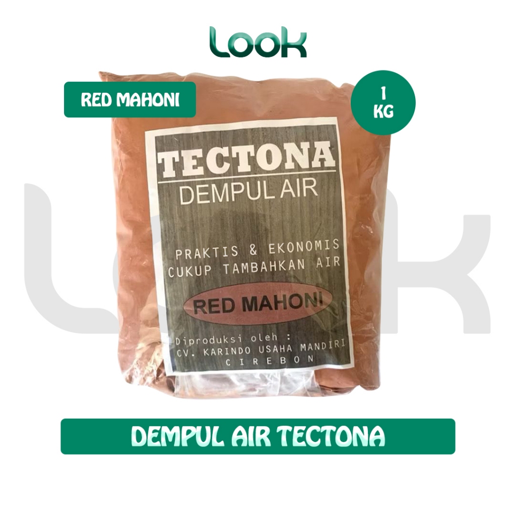 Jual Dempul Air Kayu Jati Mahoni 1 Kg Tectona Water-based (Pemakaian ...