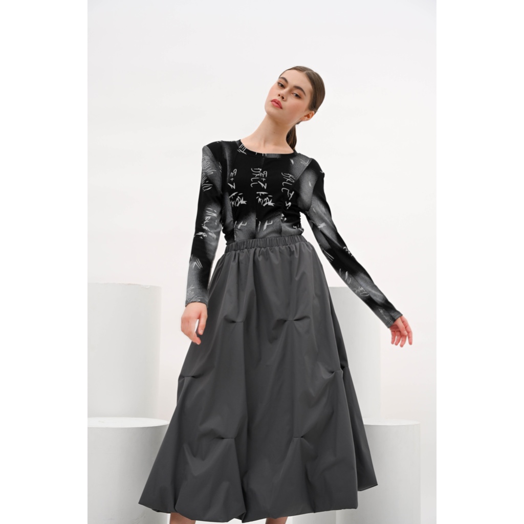 Jual Bohema - Rok Panjang Balon Wanita Balion Skirt Korean Style - ANNA ...