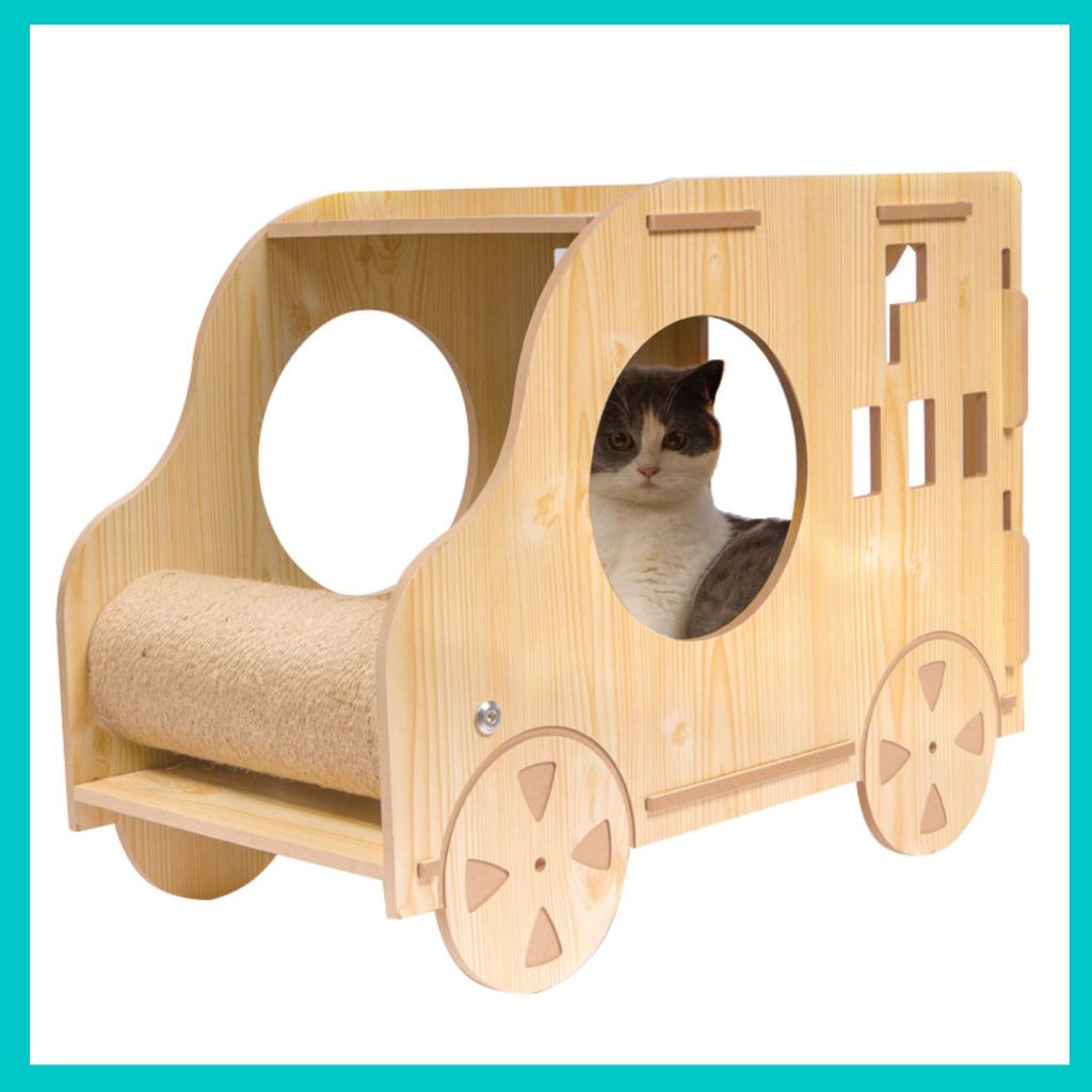 Jual Kandangsultan-Tempat Tidur Kucing Mobil 60*33*40cm Kayu Solid 15mm ...