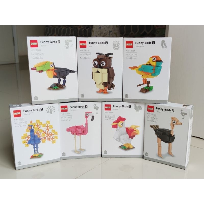 Jual Dr Star Funny Bird Bricks Mini Lego Blocks Burung Cantik Toucan ...