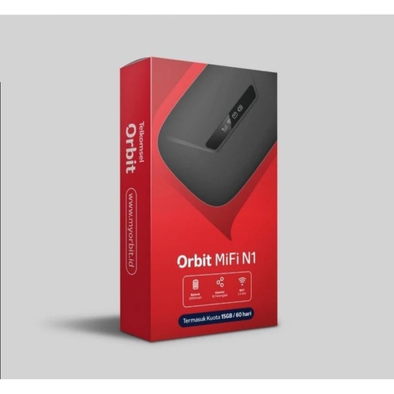 Jual Mifi Telkomsel Orbit N1 Portable Modem Wifi 4G Free Kuota 15GB ...
