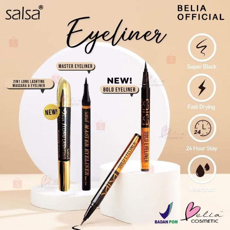 Jual SALSA 2IN1 MATA LEBIH BESAR DAN DRAMATIS HYPERLASH EYELINER ...