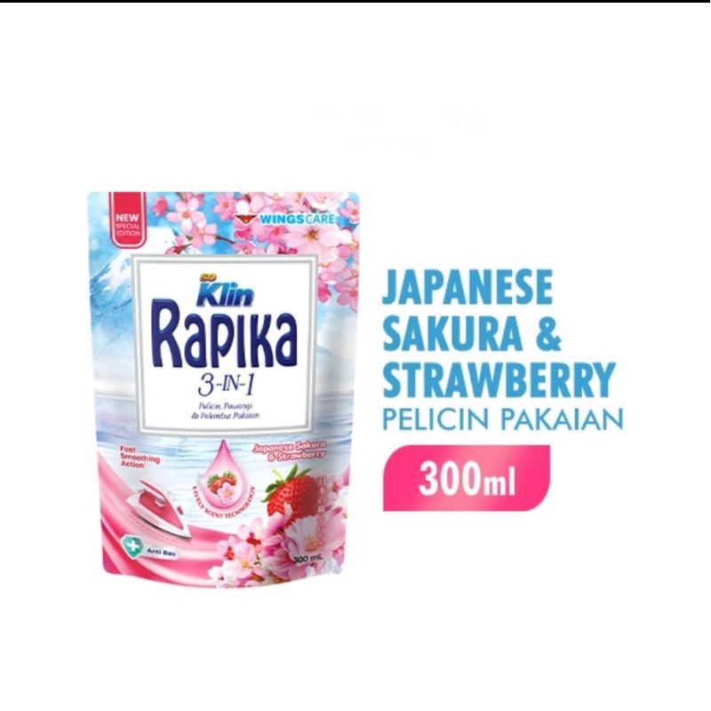 Jual SoKlin Rapika 3 in 1 Japanese Sakura & Strawberry 300 ml | Shopee Indonesia