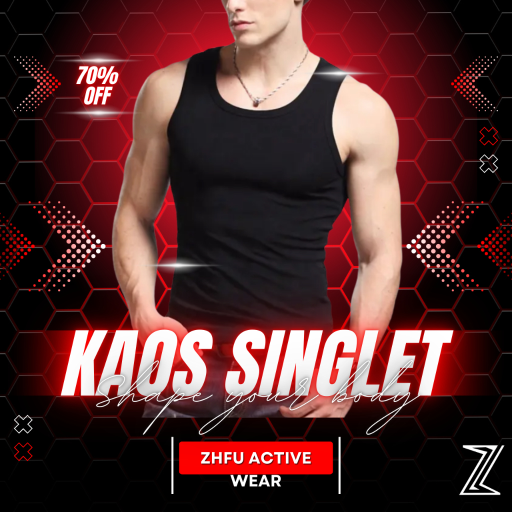 Jual Kaos Singlet Dalaman Pria Dewasa SP1D Zhfu Tank Top Kaus Dalaman ...