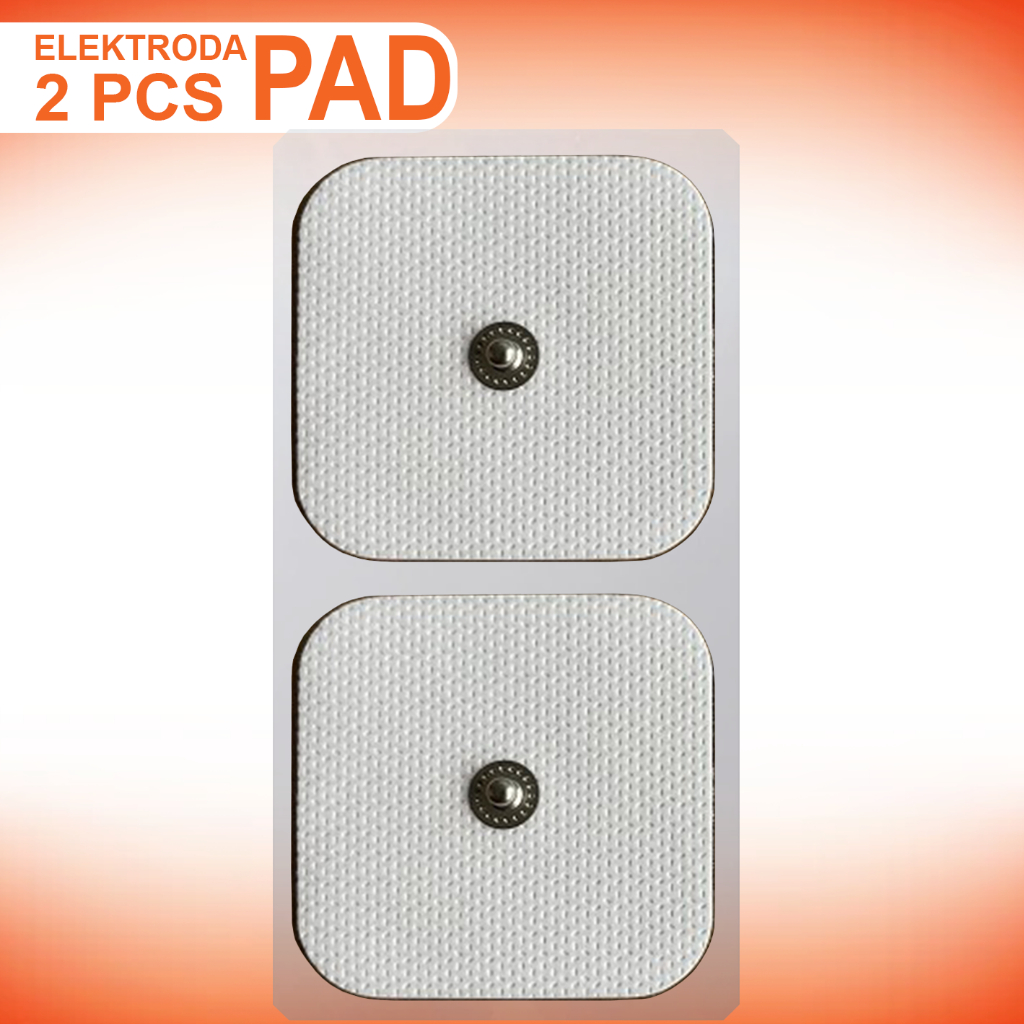 Jual Elektroda PAD TENS EMS 5*5 cm Type Kancing 3.5 mm | Shopee Indonesia