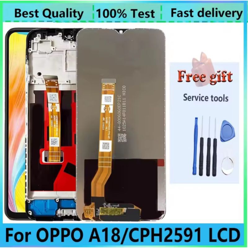 Jual Lcd Fullset Frame OPO A18 cph2591 Compatible | Shopee Indonesia