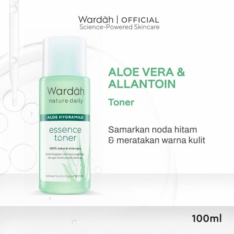 Jual Wardah Nature Daily Essence Toner 100ml | Shopee Indonesia