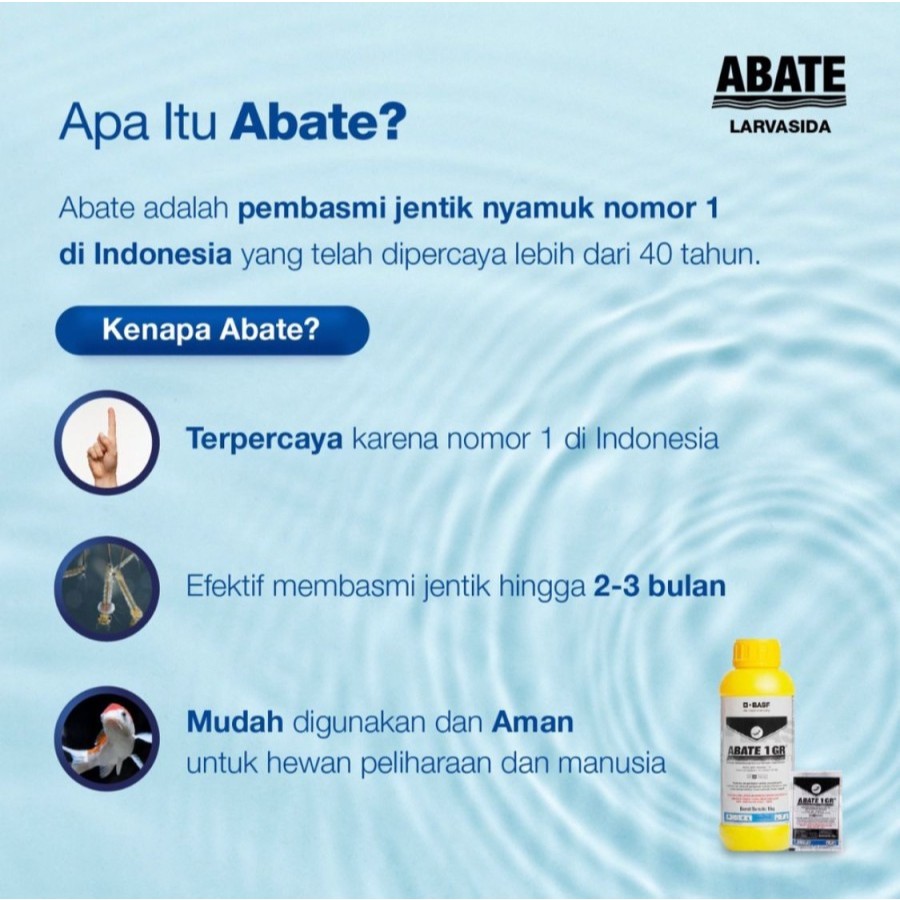 Jual Abate 1GR Obat Jentik Nyamuk Ampuh - Kemasan Ekonomis 1KG untuk ...