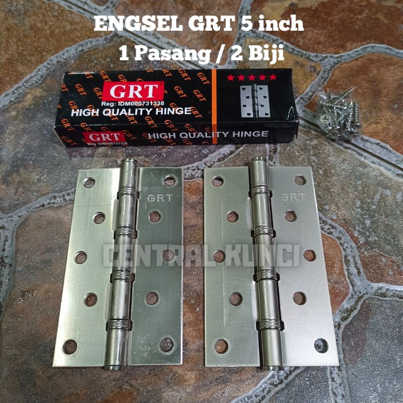 Jual ENGSEL GRT ORIGINAL 1 Pasang Engsel / 2 Buah Engsel Pintu Bahan ...