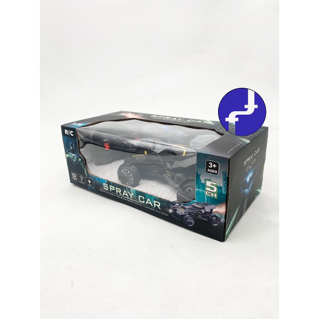 Jual Mainan Anak RC Mobil Remote Batman Hitam Superman Avengers Asap ...