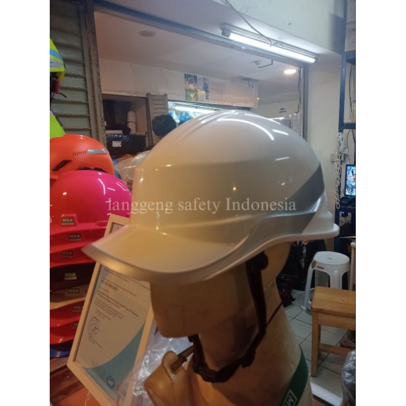 Jual Helm Safety MSA Baseball Lengkap Tali Dagu - Safety Helmet Proyek ...