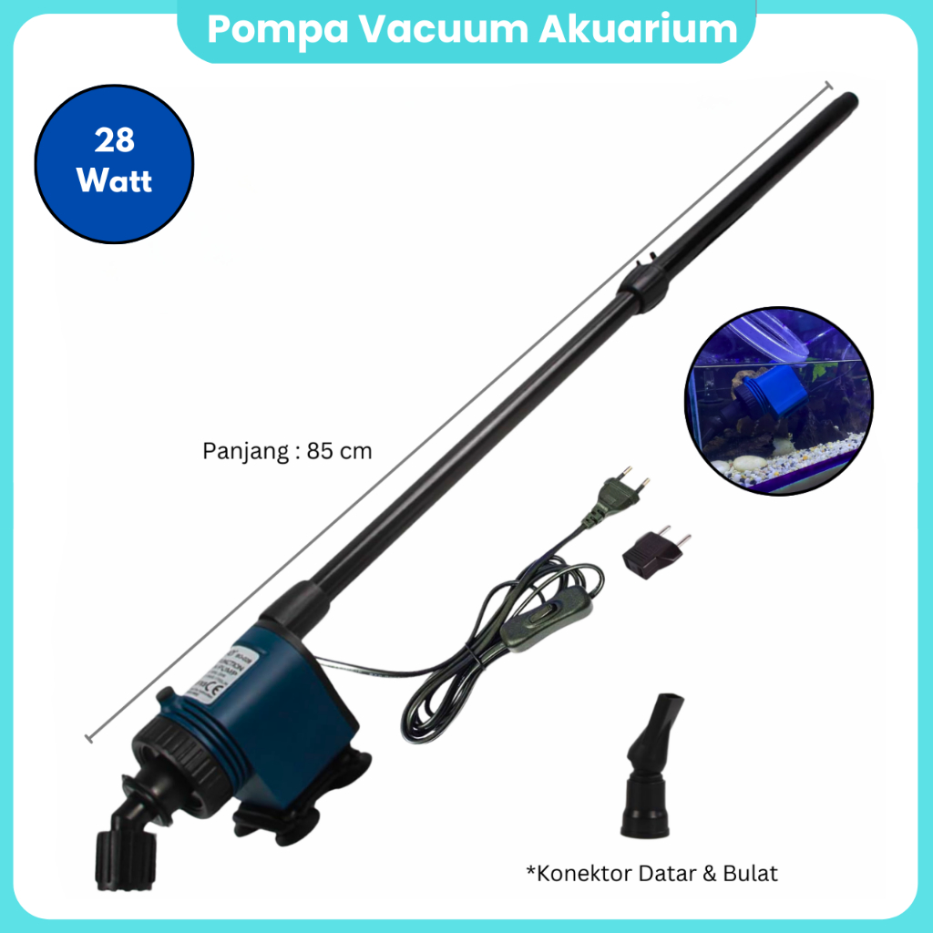 Jual Pompa Vacuum Akuarium SOBO BO 028 Elektrik Aquarium Vakum Cleaner Siphon Pembersih Akuarium ...