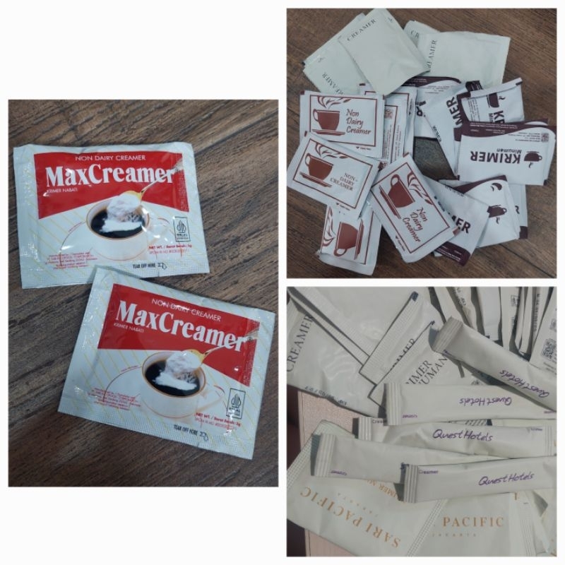 Jual NON DAIRY CREAMER KRIMER SACHET 3 GRAM MAX CREAMER (min 10pcs ...