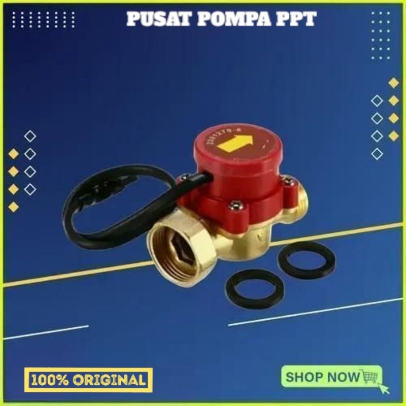 Jual Water Flow Switch 1/2 Inch Otomatis Pompa Dorong 1/2 Inch | Shopee ...