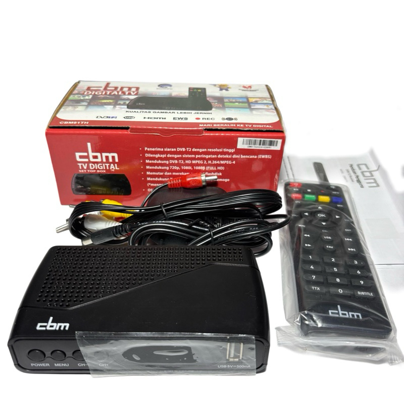 Jual PROMO STB CBM DVB T2 Original Set Top Box TV Digital Full HD 1080p ...