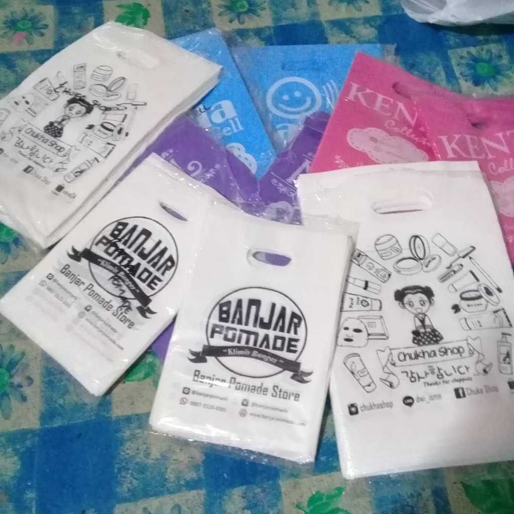 Jual plastik packing/plastik sablon olshop/HD plong Uk 15x22/sablon ...