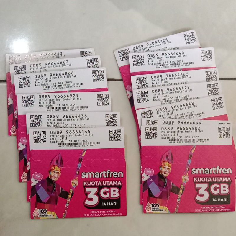Jual kartu perdana Smartfren 8gb | Shopee Indonesia